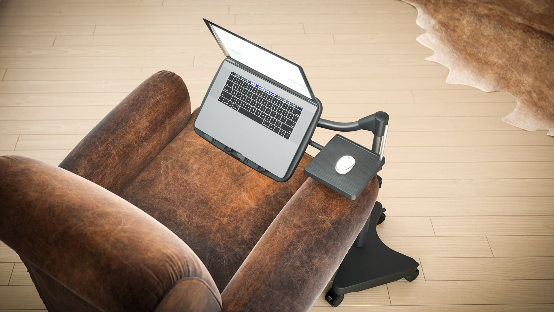 LEVO G2 Rolling Laptop Workstation Stand – Levō