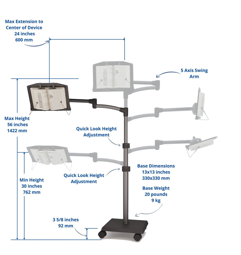 Our New LEVO Portable G2 Book Holder Floor Stand – Levō