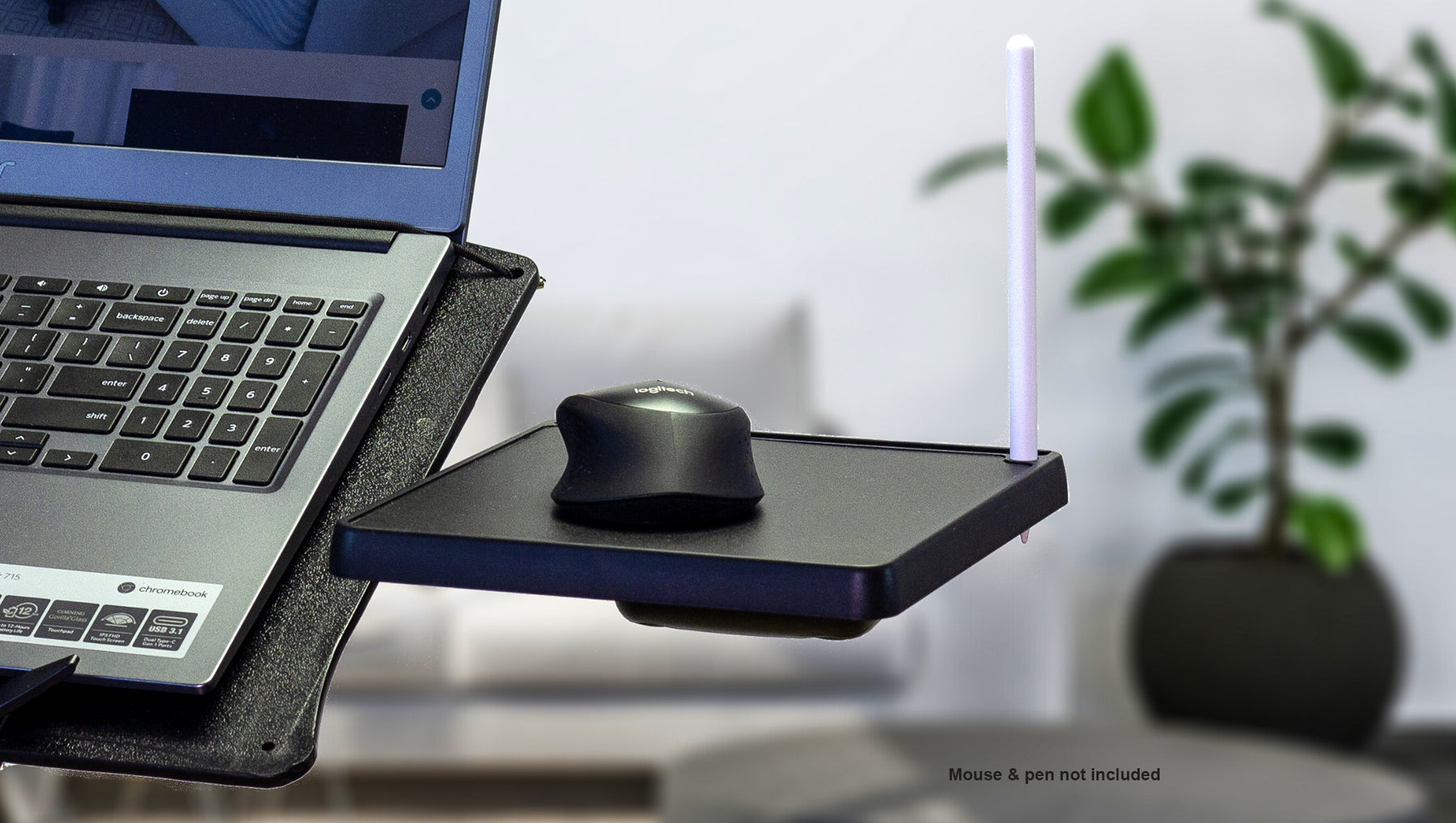 Accessory Shelf & Mouse Tray for LEVO Workstation Plus