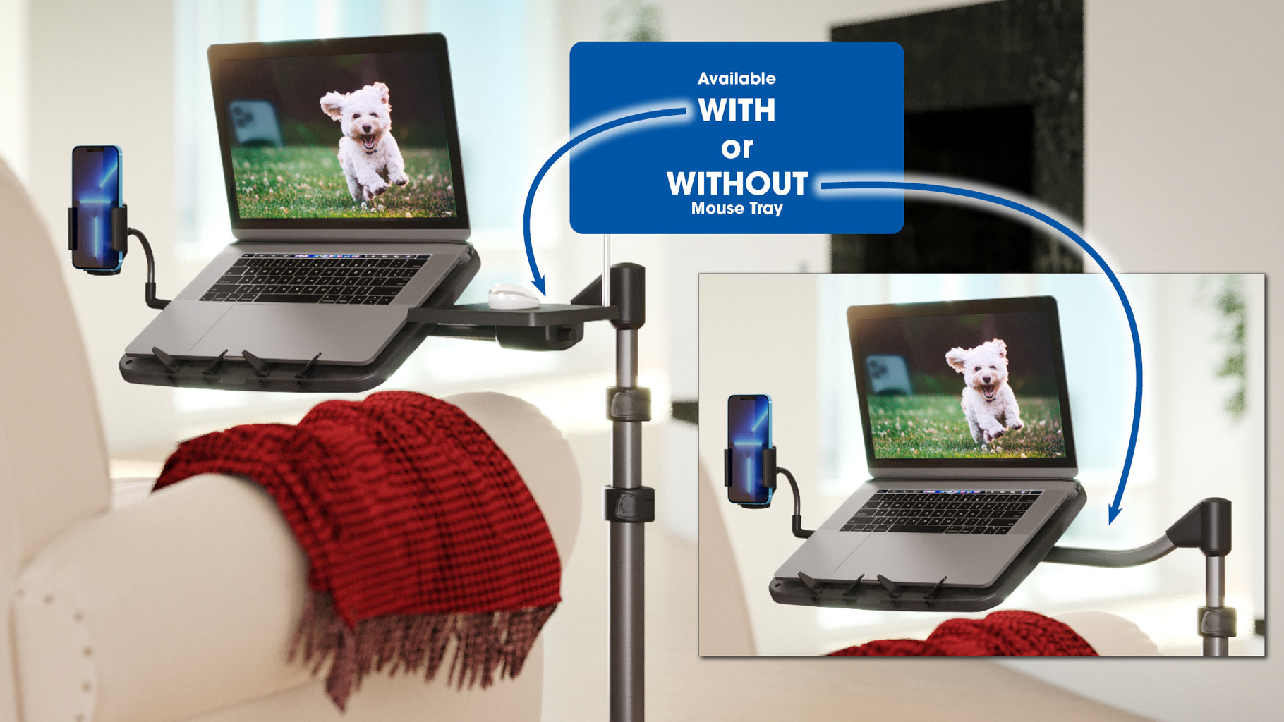 LEVO G2 Rolling Laptop Workstation Stand – Levō