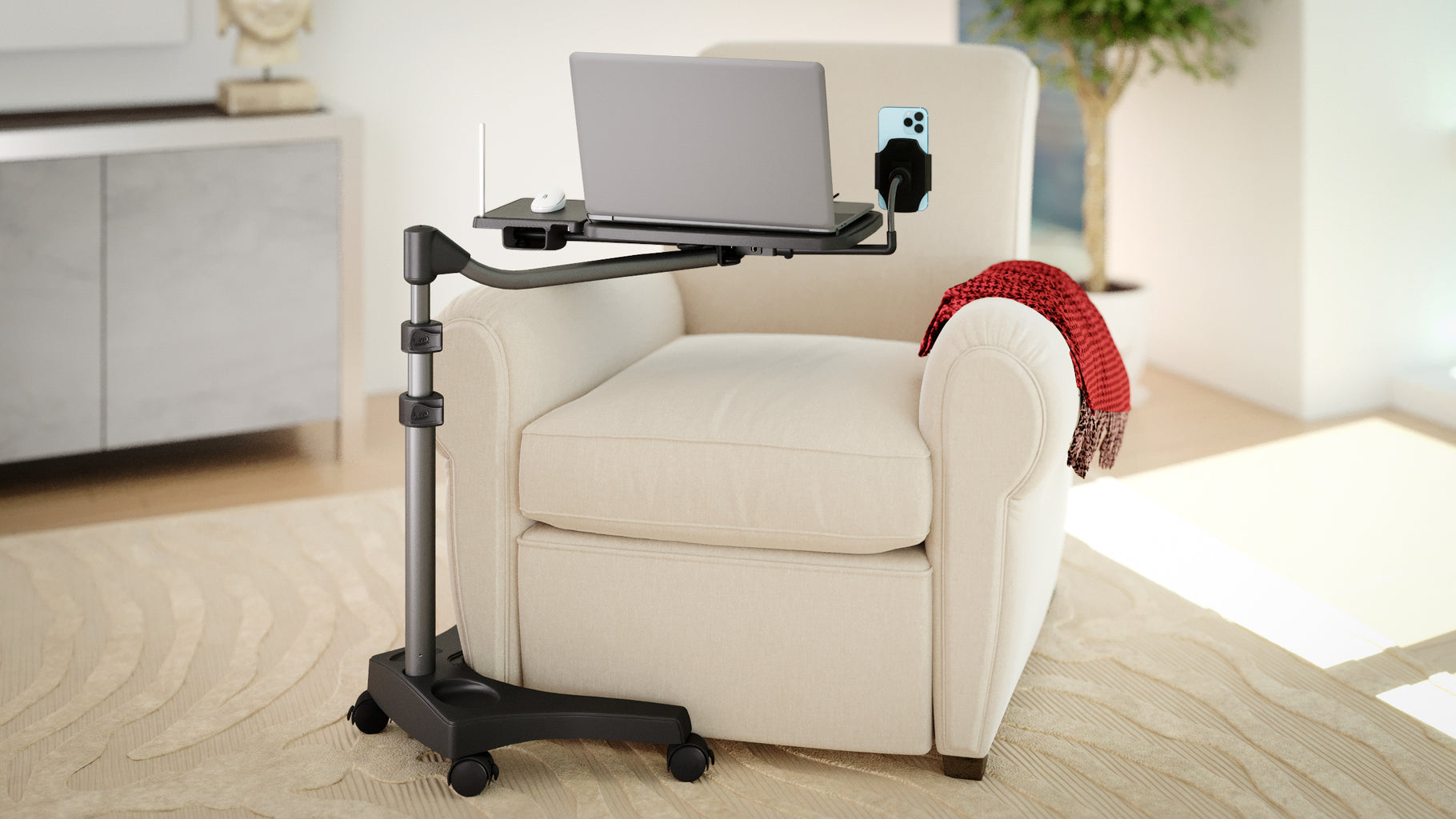 LEVO G2 Rolling Laptop Workstation Stand – Levō